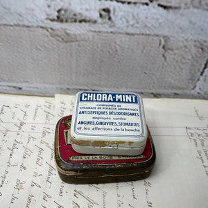 Vintage French Medicine Tin Boxes, Pharmacy Apothecary - Etsy