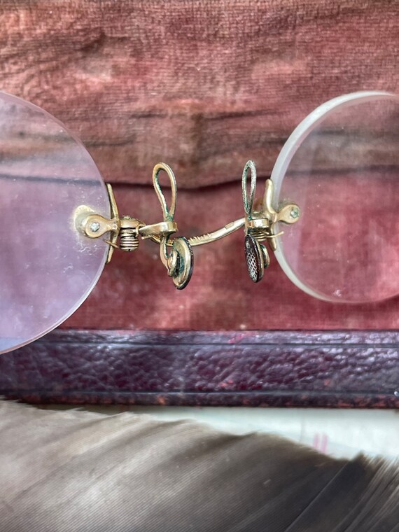 Antique Pince-Nez Eye Glasses- French Spectacles in O… - Gem