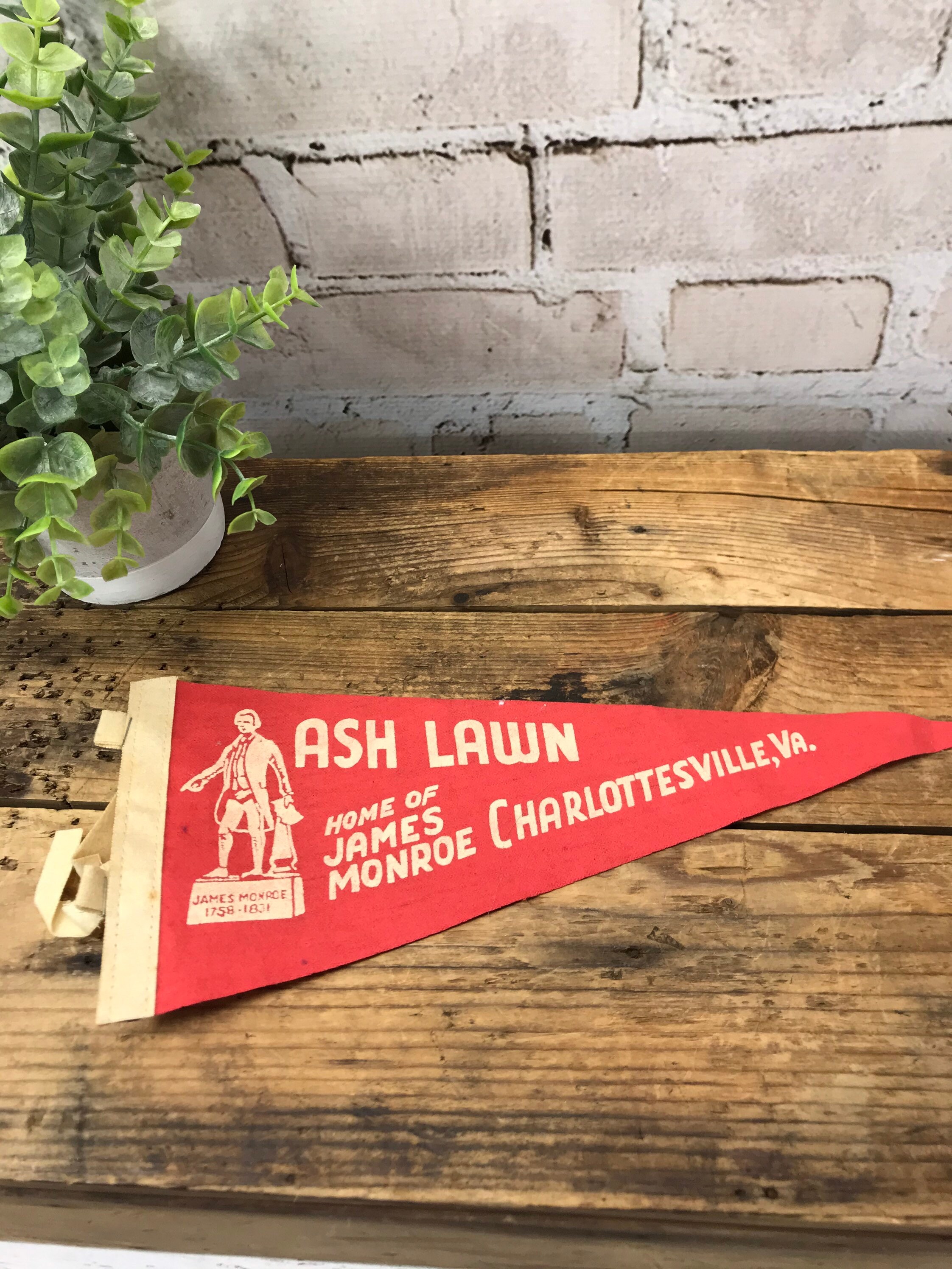 Souvenirs & Events Game Room Decor Felt Souvenir Flag Ash Lawn Red ...
