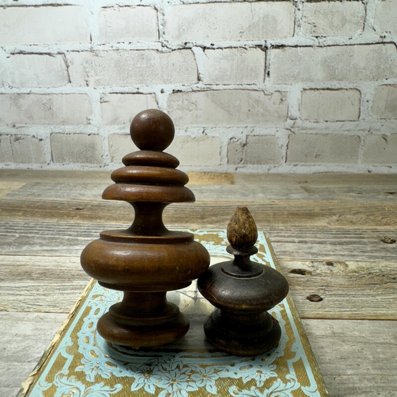 Wood Finials - Etsy