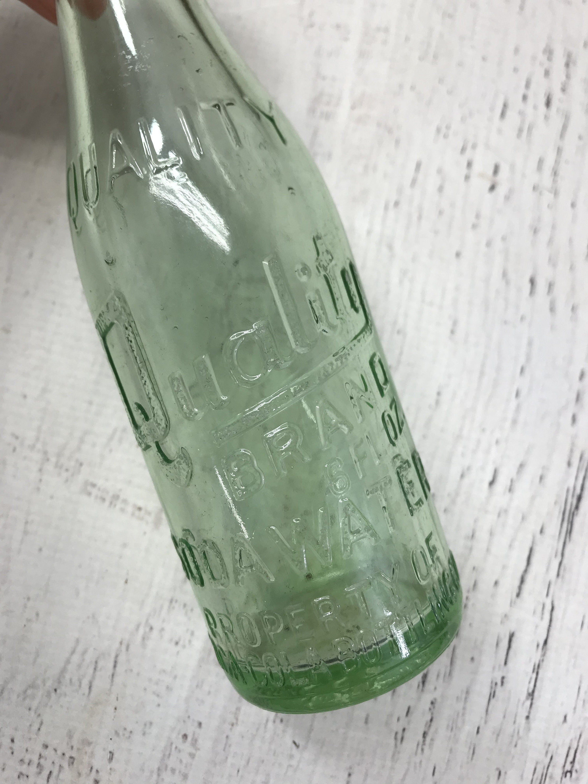 Soda Water Bottle By Coca Cola