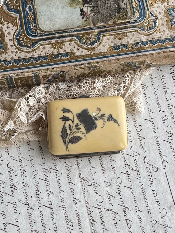 Antique French Celluloid Frame Case, Change Purse, Si… - Gem