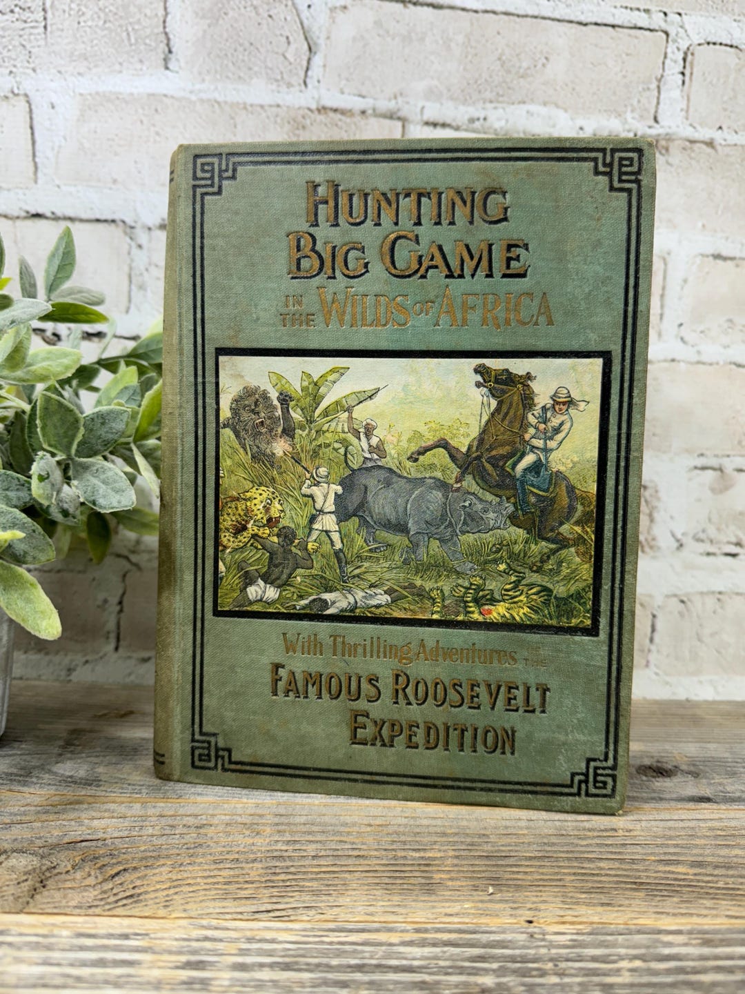 Antique Book- Hunting Big Game in the Wilds of Africa 1909 Roosevelt ...