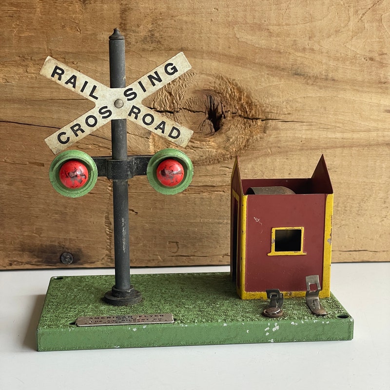 Railroad Crossing Toy - Etsy
