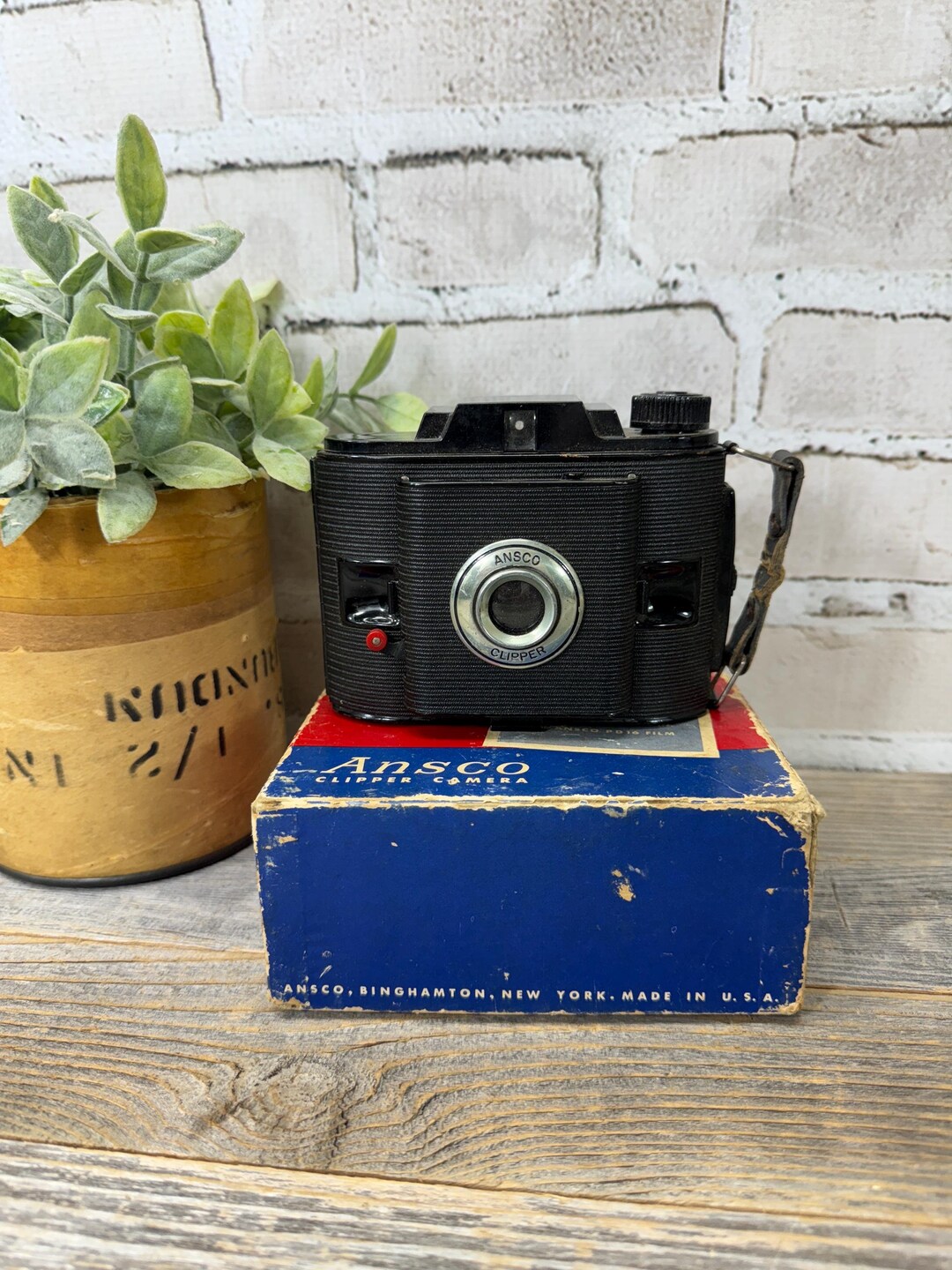 Ansco Clipper Camera in the Original Box, 1940's Camera Photography ...