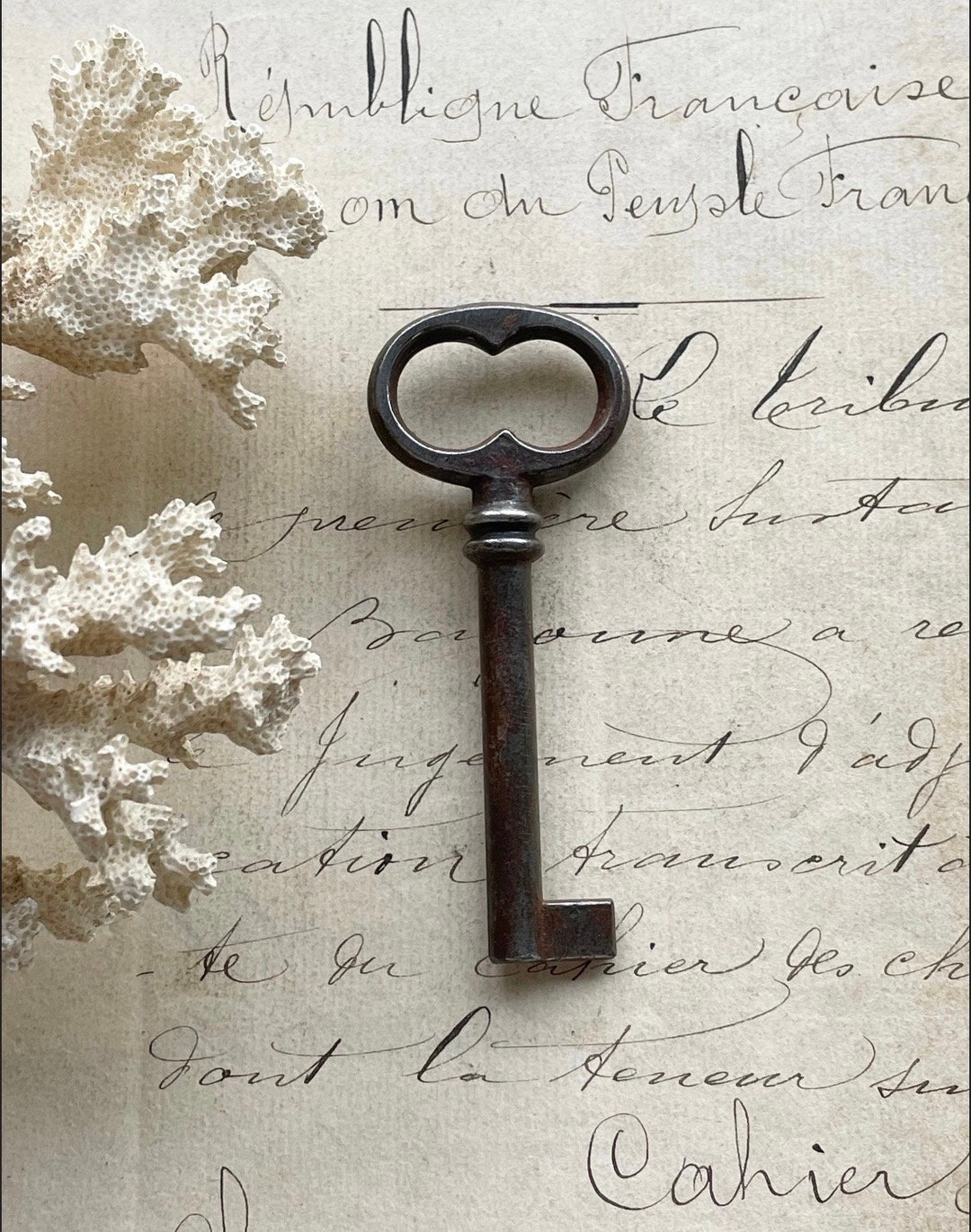 Vintage Skeleton Key Steampunk Found Object Art - Etsy