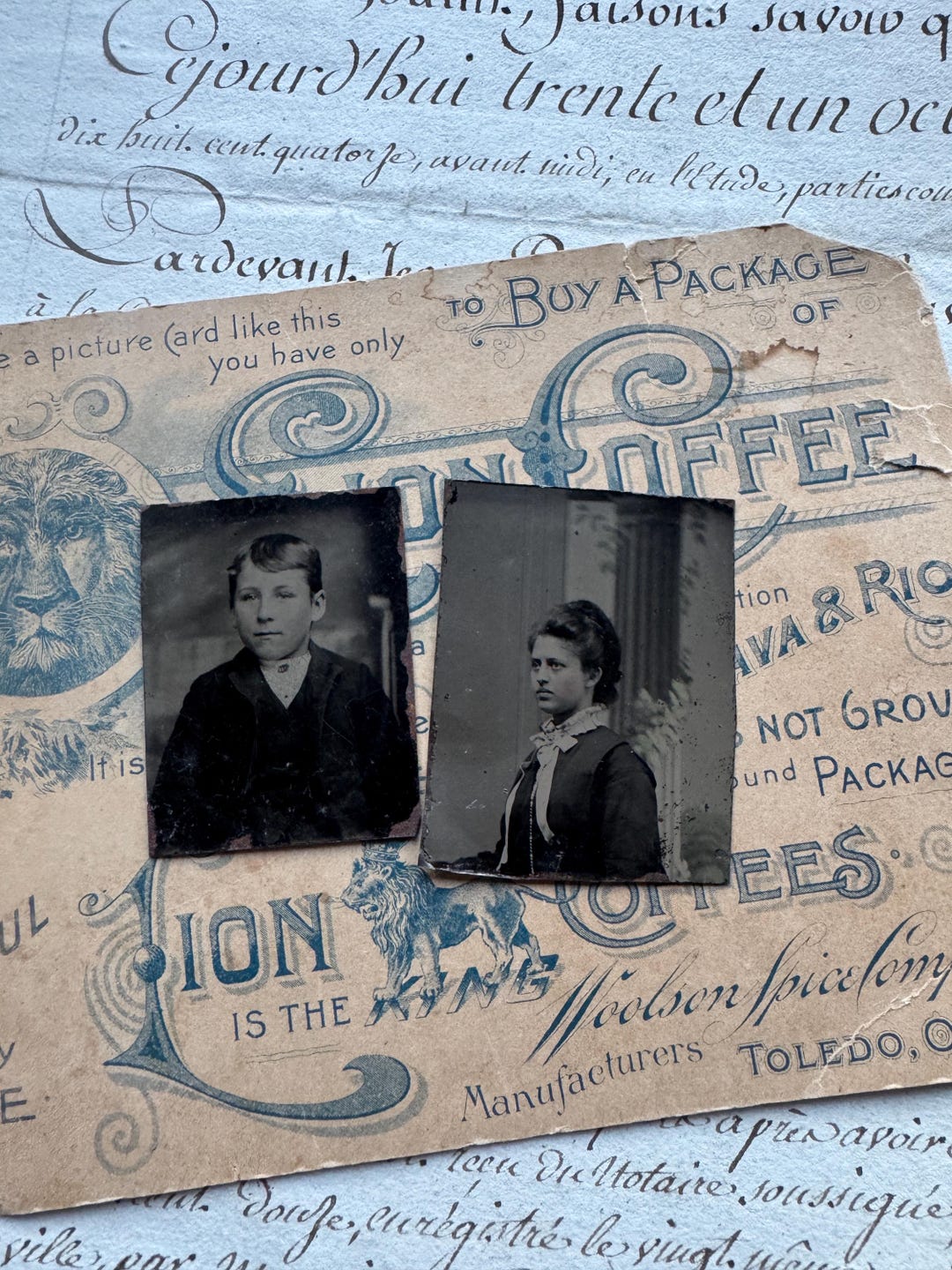Victorian Tintypes, Early Photography, Portraits, Woman and Boy 1800's ...