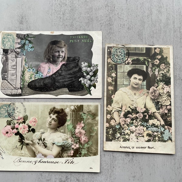 French Postcards - Etsy