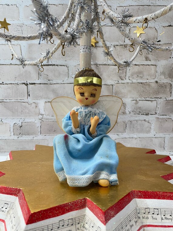 Vintage Angel in Blue with Poseable Body Sweet Face Gossamer | Etsy