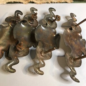 Vintage Furniture Hardware- Salvaged Drawer Pulls (6) Matching Metal ...