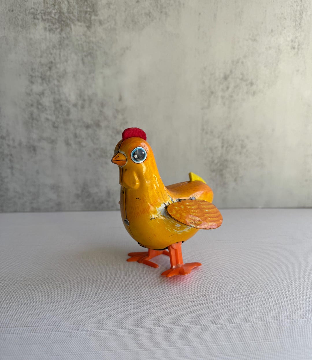 Tin Toy Chicken, Wind up Toys, Non-working Charlie Chick, Vintage ...