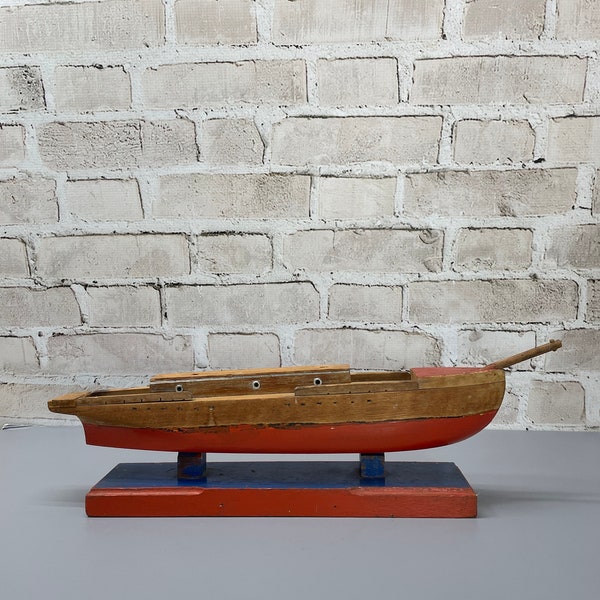 Wooden Toy Boat - Etsy