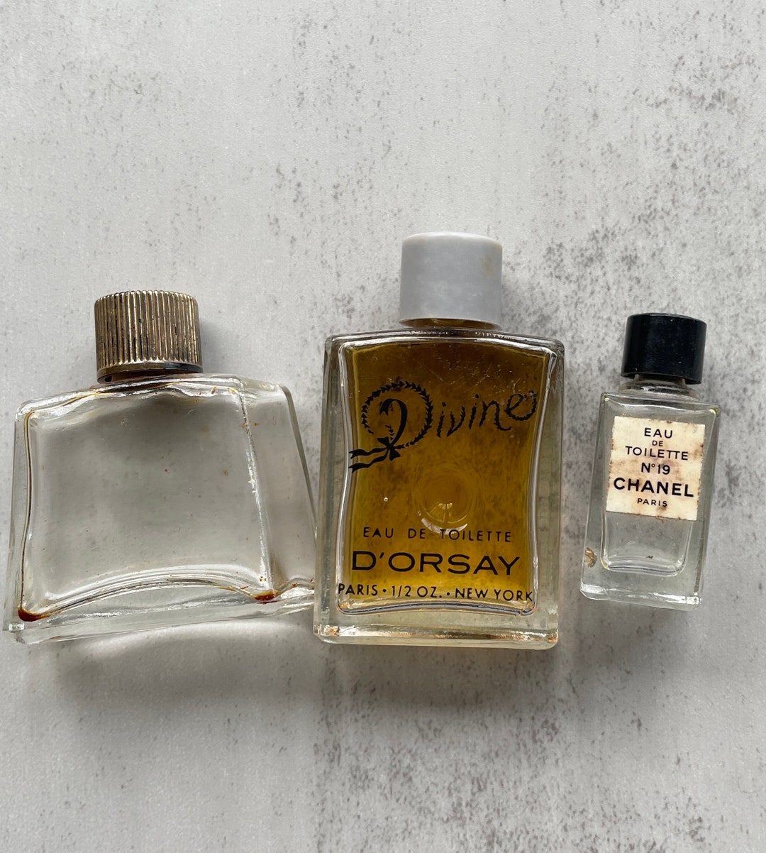 Vintage Perfume Bottles Small Sizes French Perfume Chanel Divine - Etsy ...