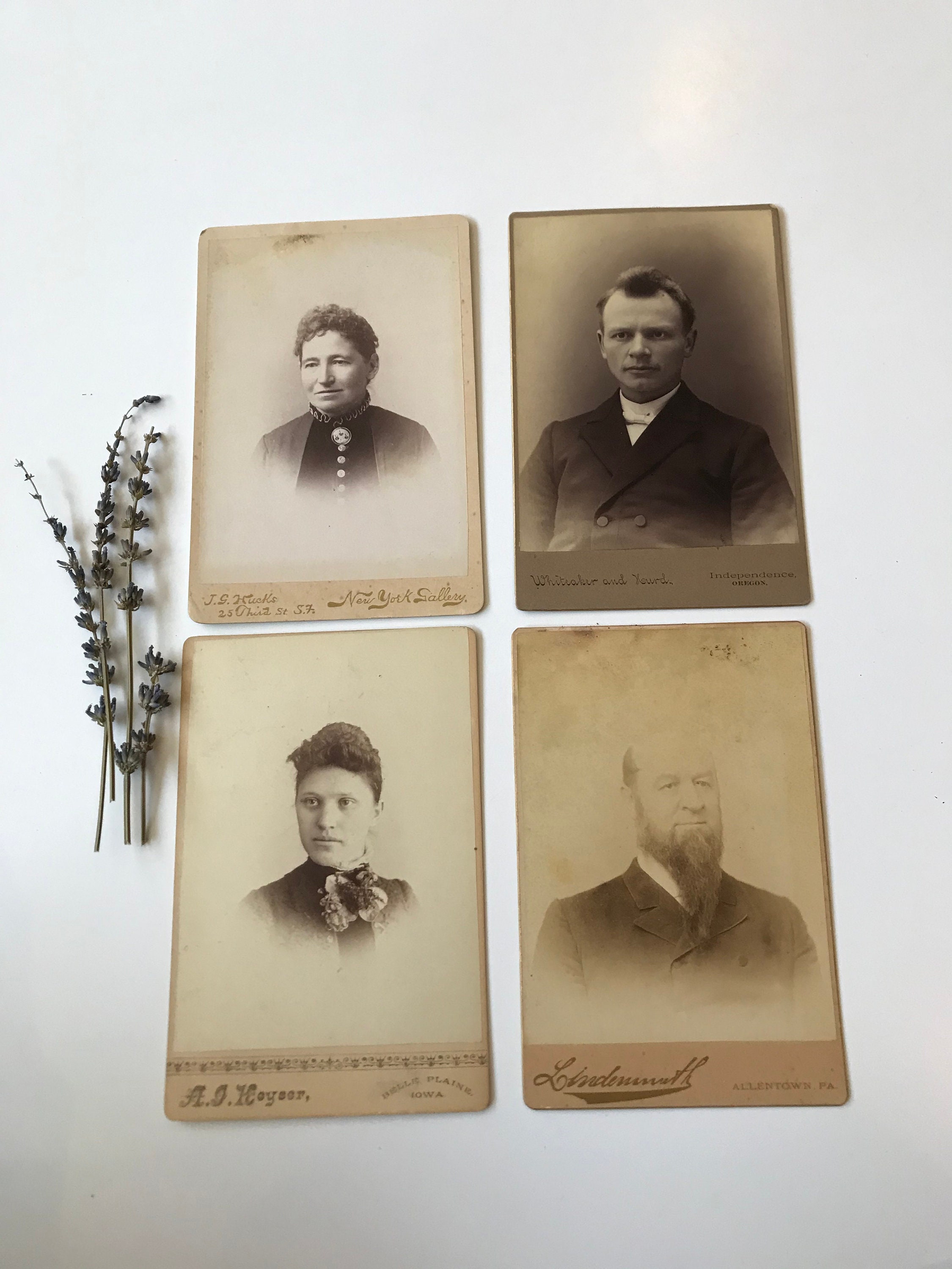 Photography Black & White Victorian Photographs Antique Cabinet Cards ...