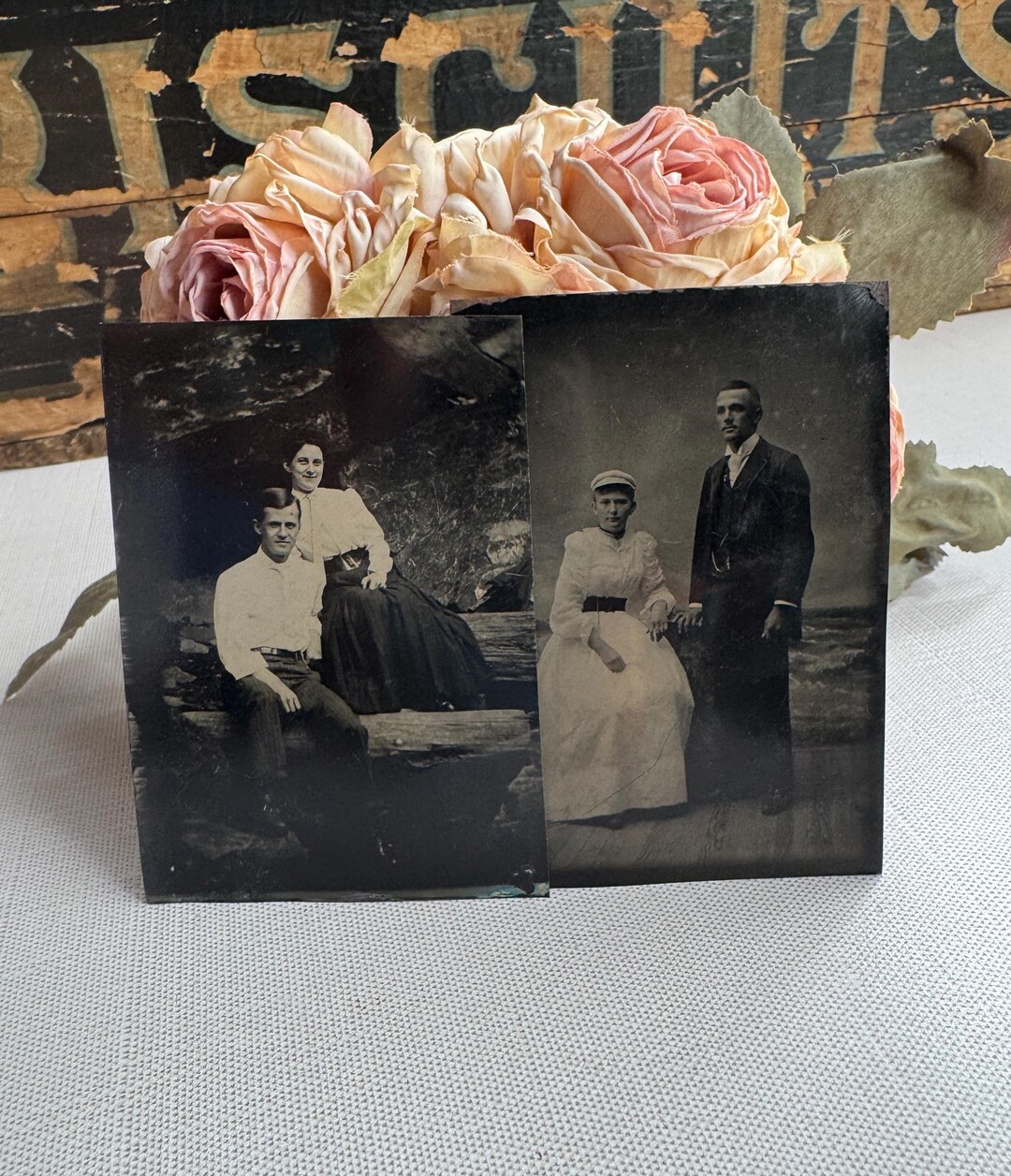 Victorian Tintypes- Early Photography- Portraits- Black and Gray- 1800 ...