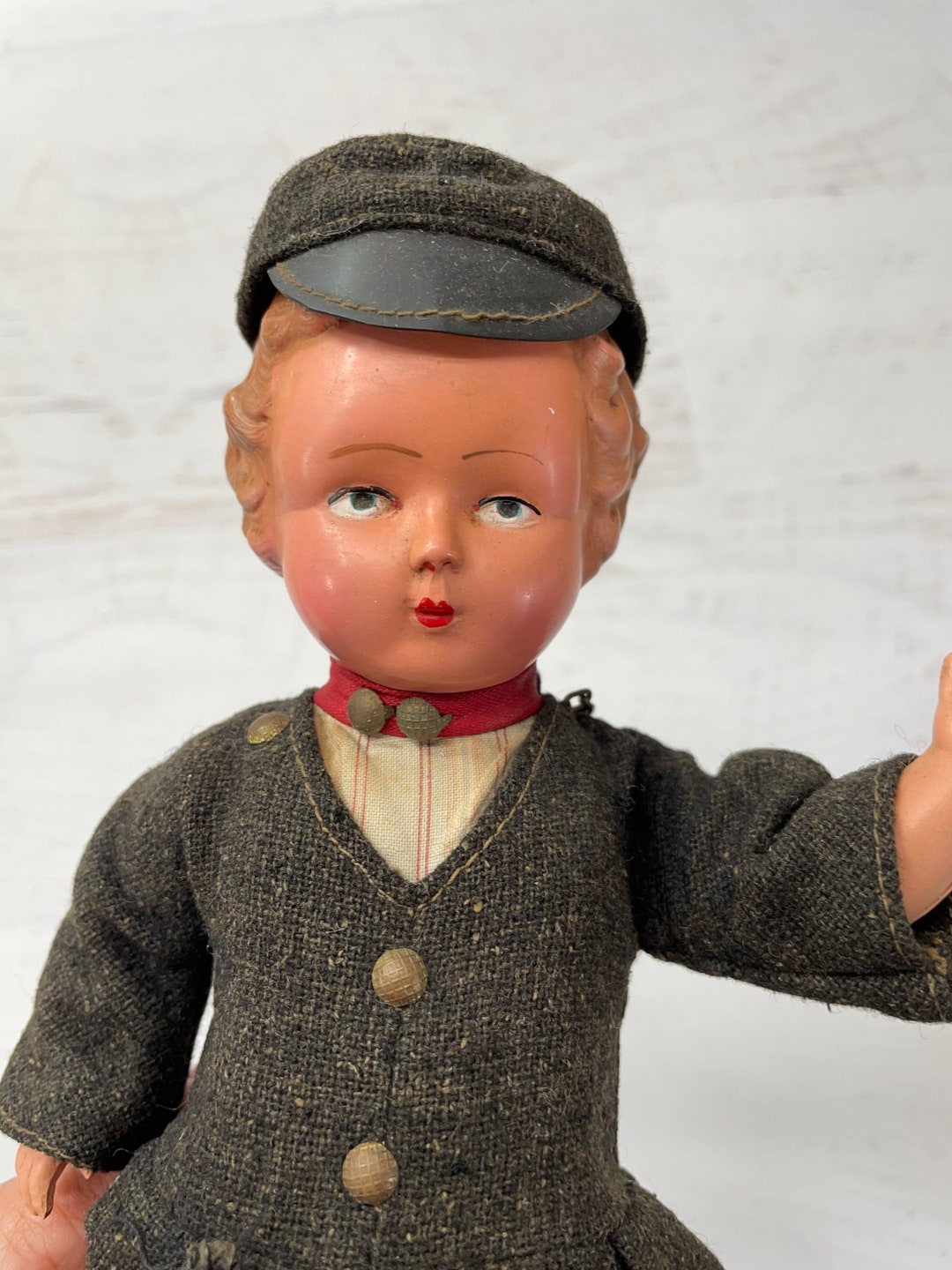 Antique Dutch Boy Doll Celluloid Holland Netherlands Wooden Clogs ...