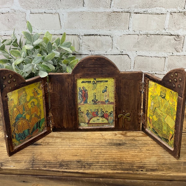 Religious Tri Fold Icons - Etsy