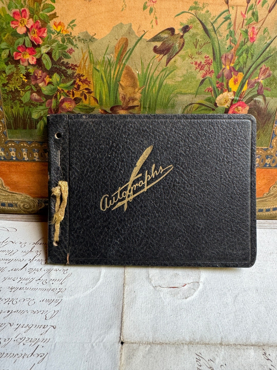 Vintage Autograph Book From 1930's Poems Personal Notes Signatures - Etsy