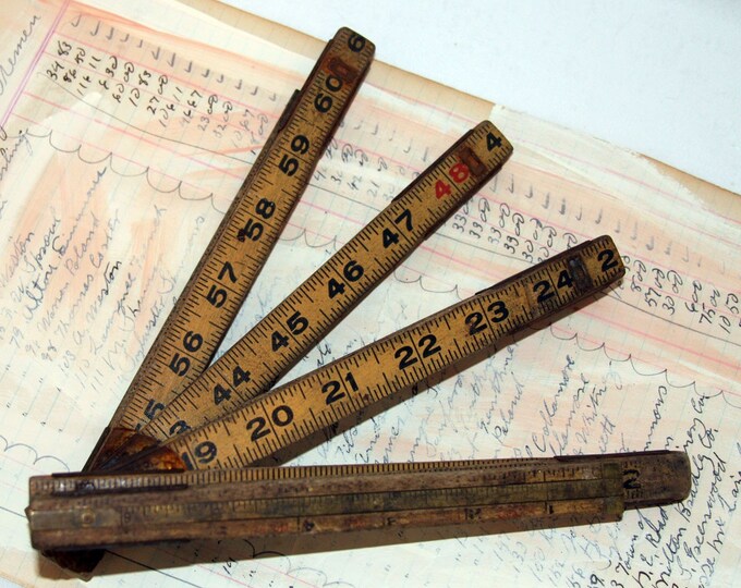 VINTAGE WOODEN RULER for ALTERED ART - Etsy