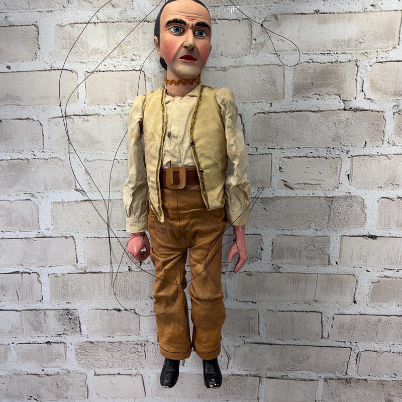 Antique French Puppets - Etsy