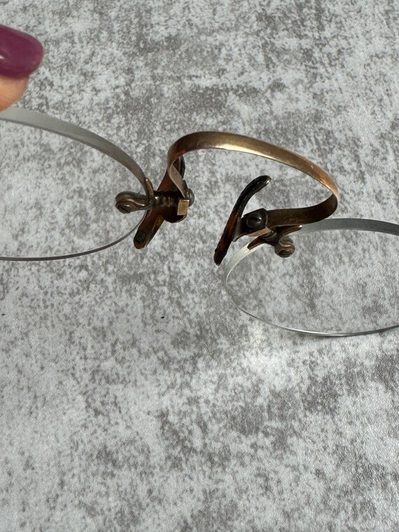 Antique Pince-Nez Eye Glasses- French Spectacles in O… - Gem