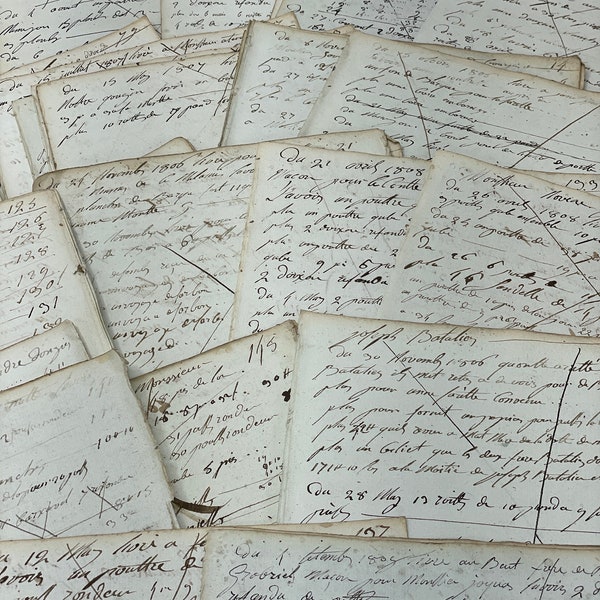 French Script Paper - Etsy