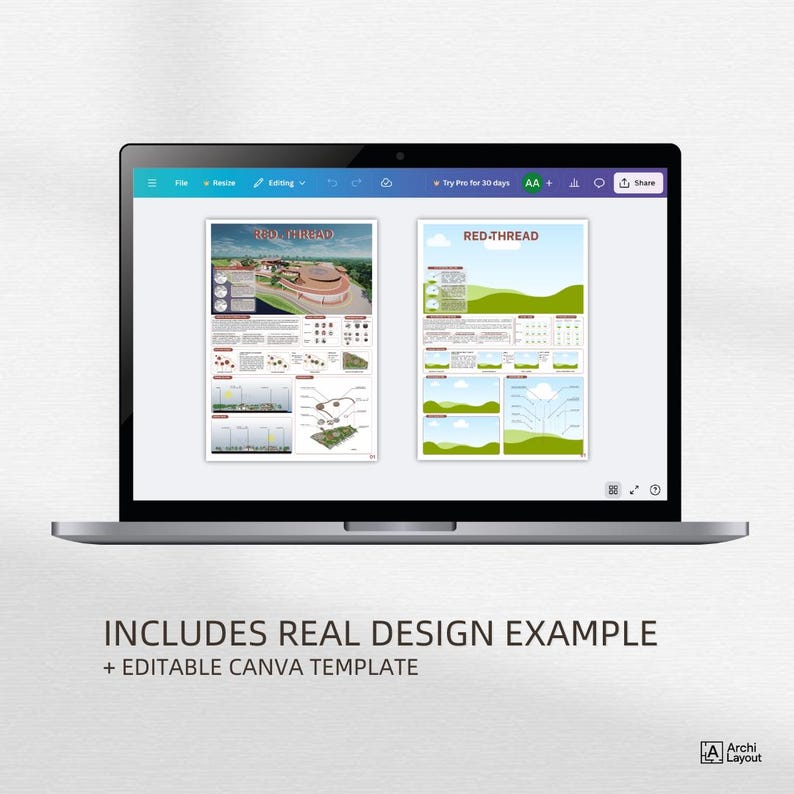 Architecture Board Template | Urban Design, Public Space, Competition ...