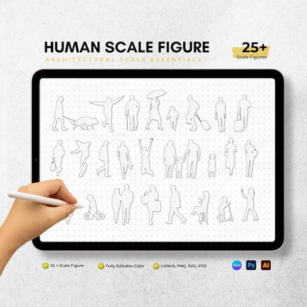Architecture Scale Figures - Etsy