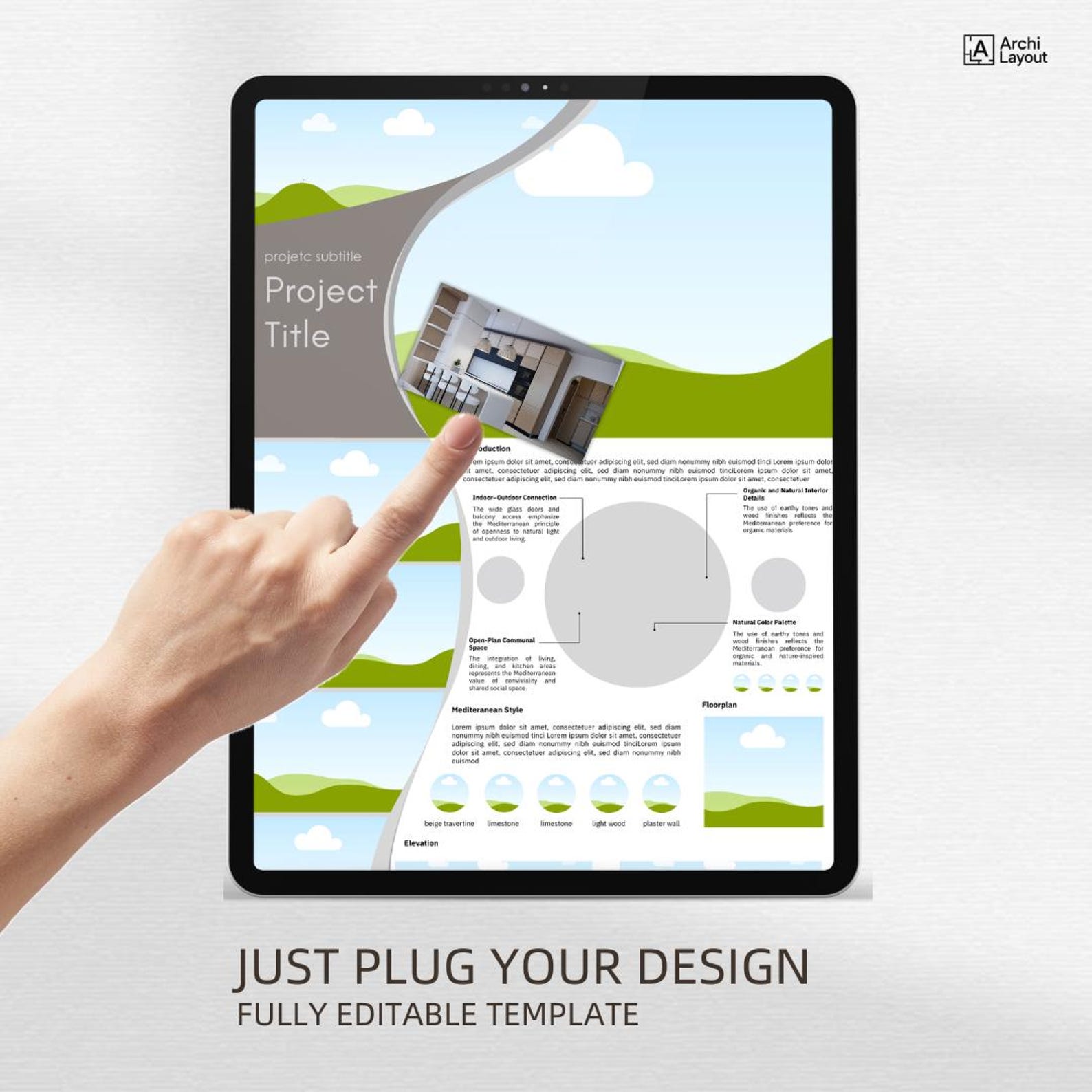 Interior Architecture Presentation Board Template | Interior Design ...