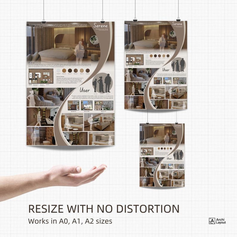 Interior Architecture Presentation Board Template | Interior Design ...