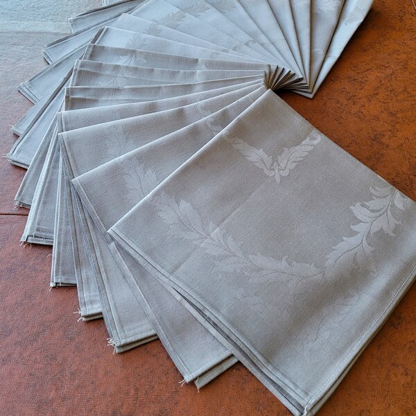 Gray Napkins - Etsy