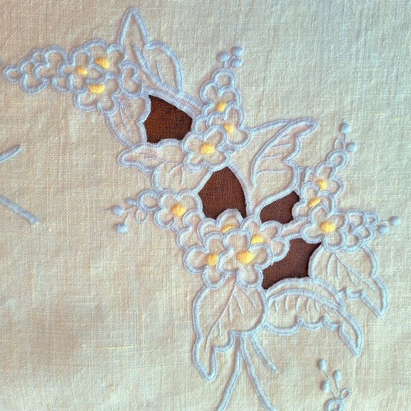 Embroidered Cutwork - Etsy