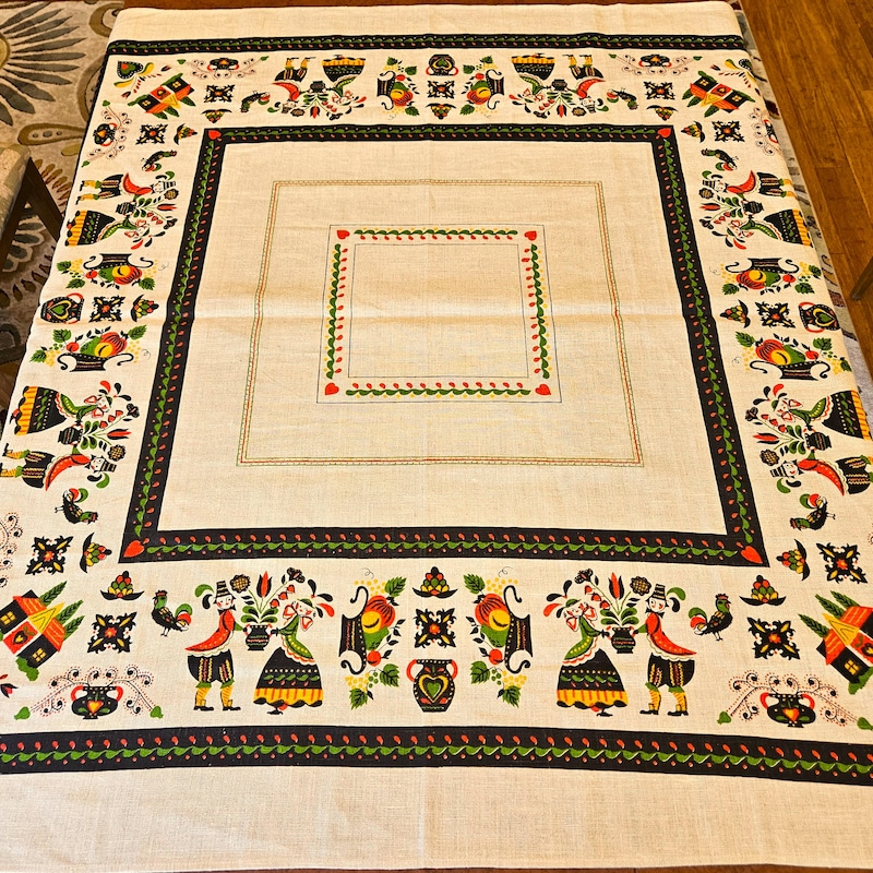 Kantha Tablecloth - Etsy