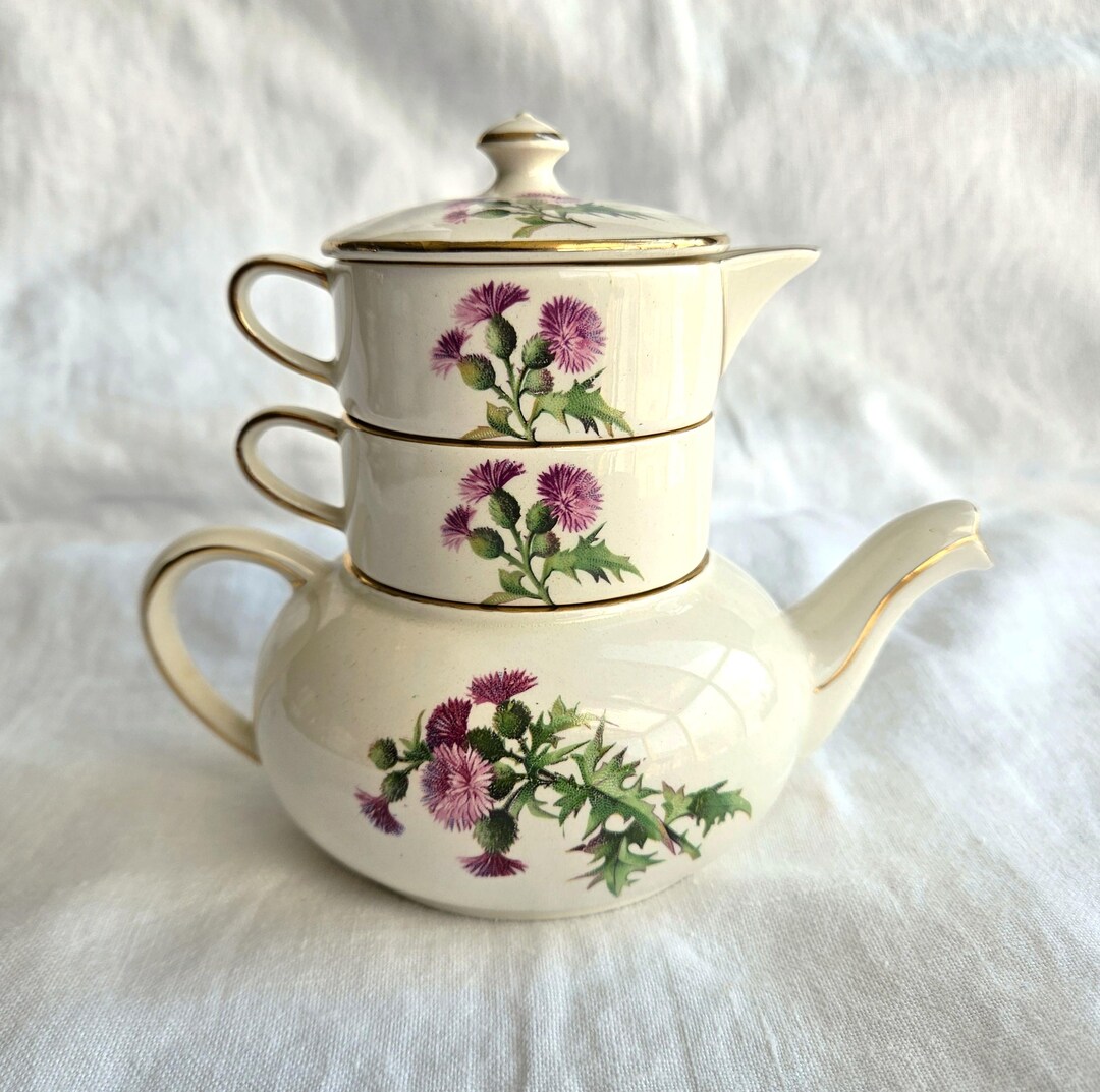 Royal Winton Grimwades Scottish Thistle Stacking Teapot for One ...