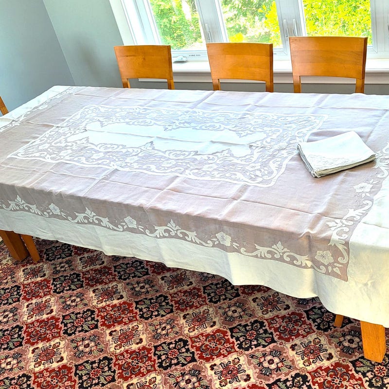 Applique Tablecloth - Etsy