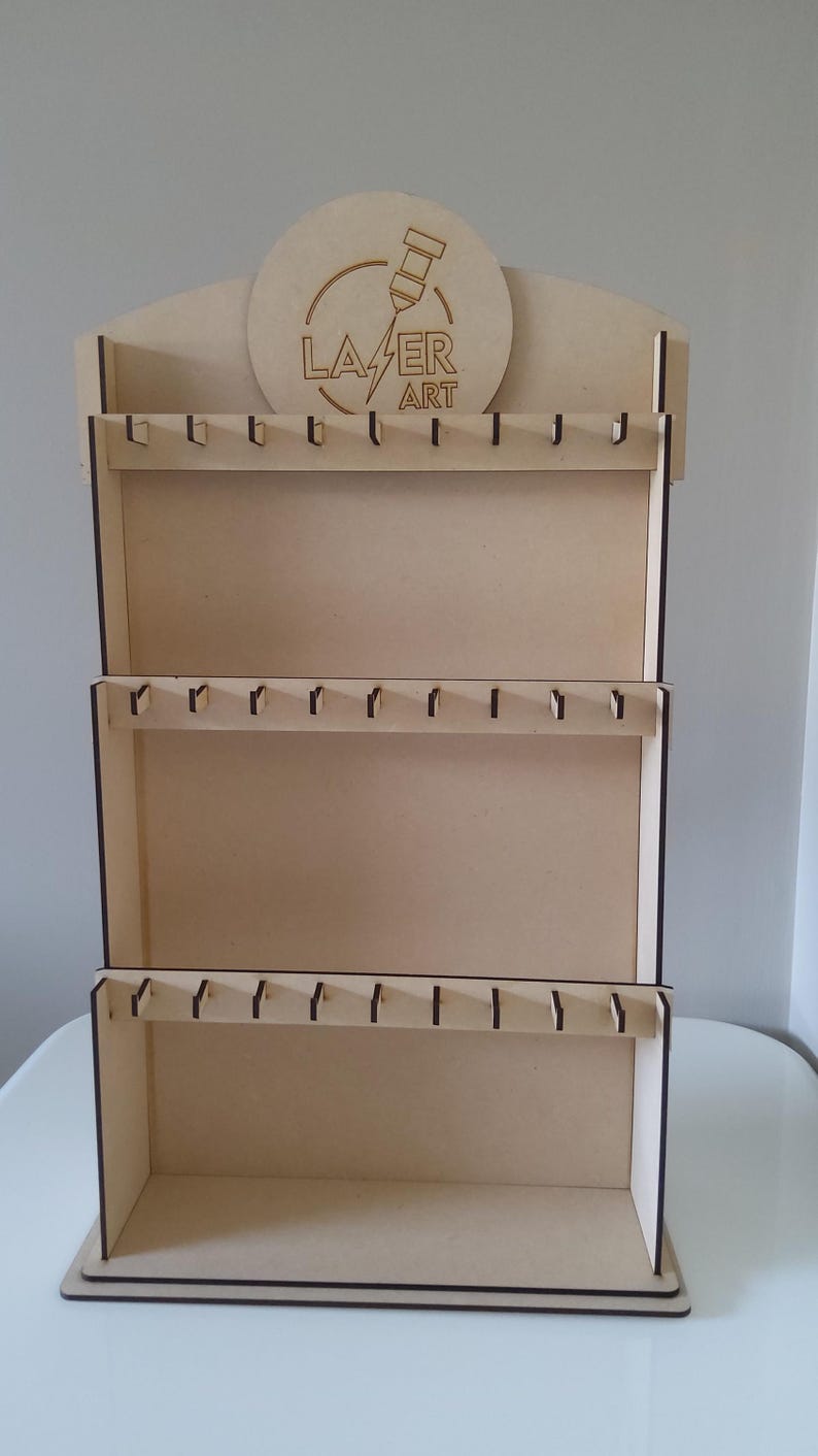 Keychain Display/stand/mdf/keychain Holder for Craft Fairs - Etsy