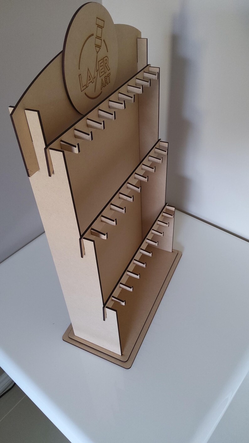 Keychain Display/stand/mdf/keychain Holder for Craft Fairs - Etsy