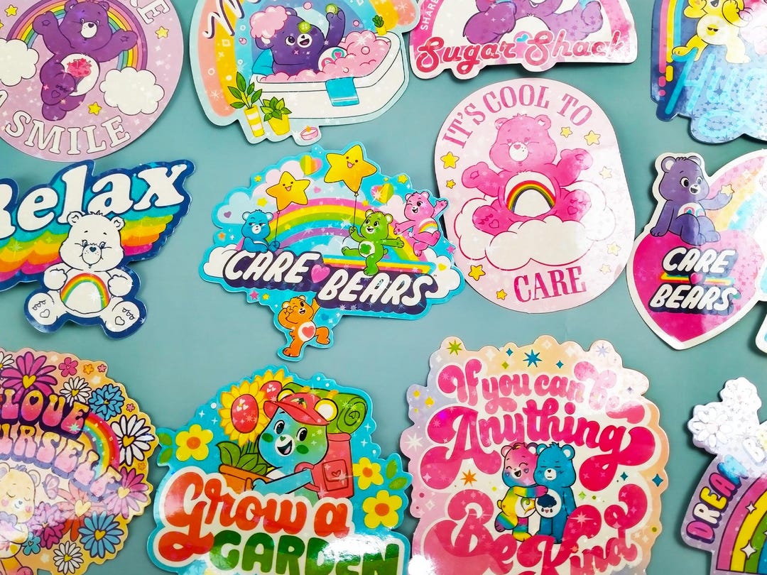 Care Bears Stickers-care Bears Cartoon Character Stickers-care Bears ...