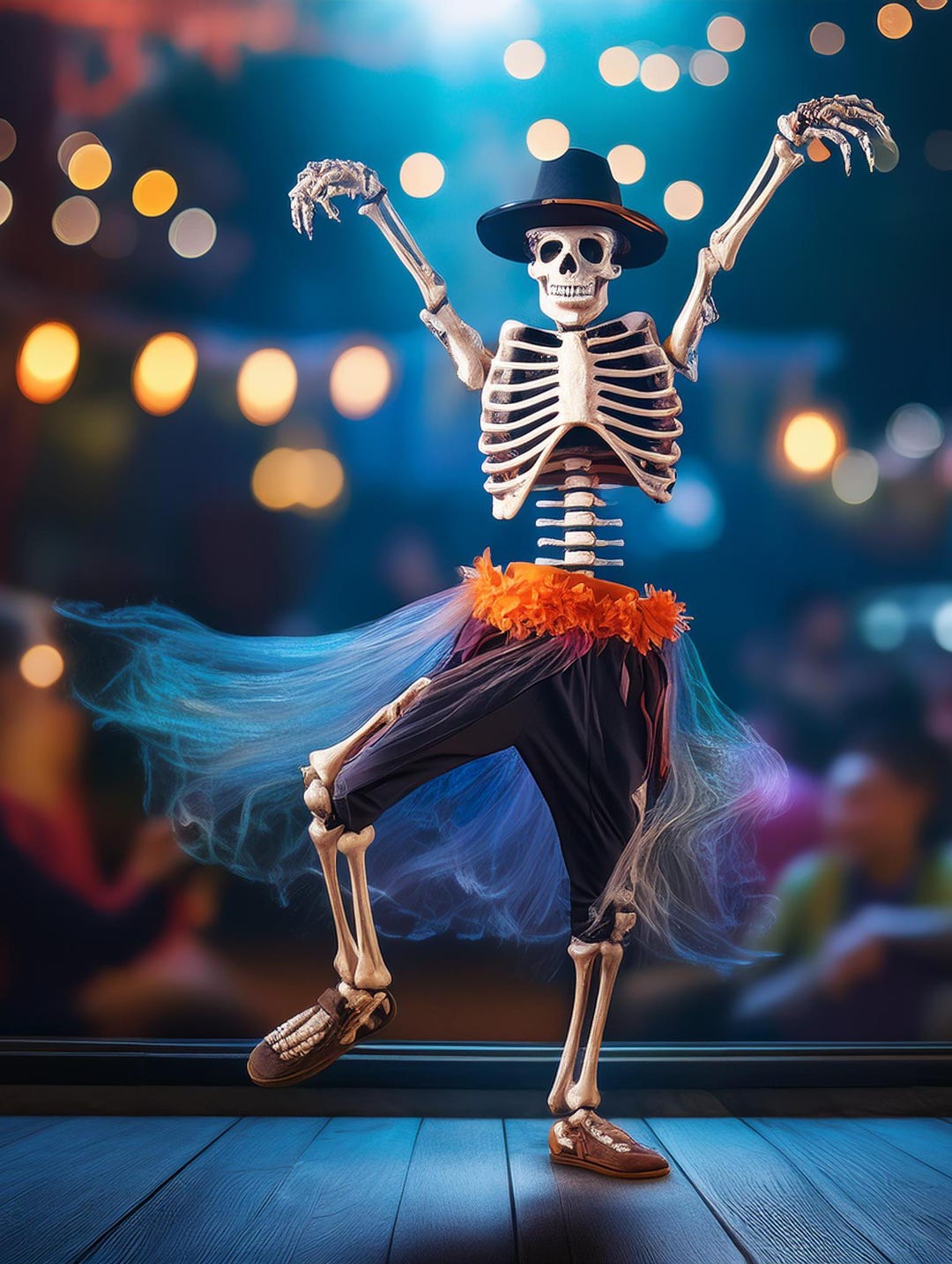 Kevy the Dancing Skeleton Digital File - Etsy