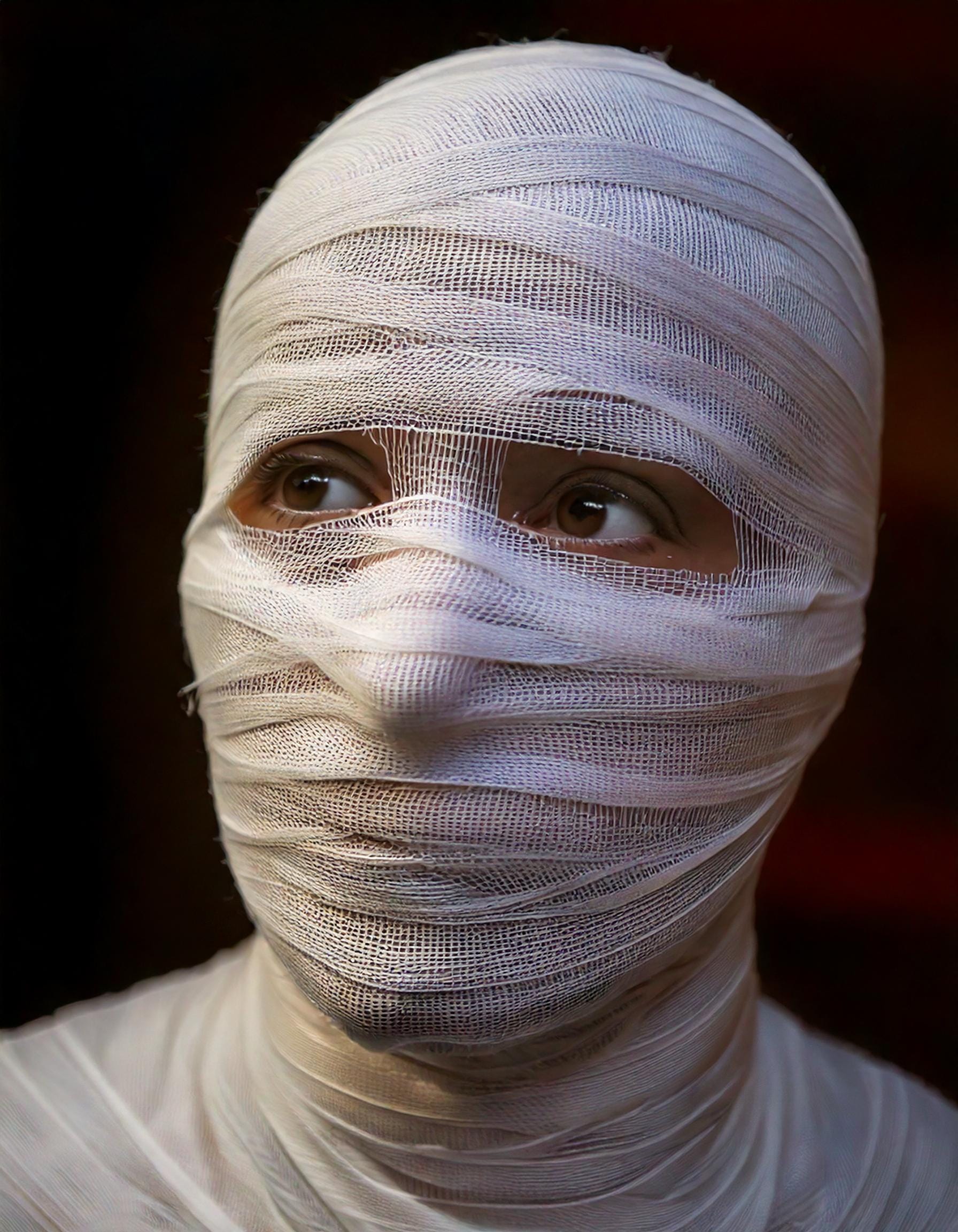 Haunting Portrait of an Ancient Mummy - Digital Art File for Sale on ...