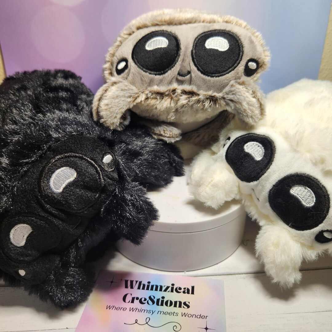 Cuddly Jumping Spider Plush - Whimsy Webs! - Etsy