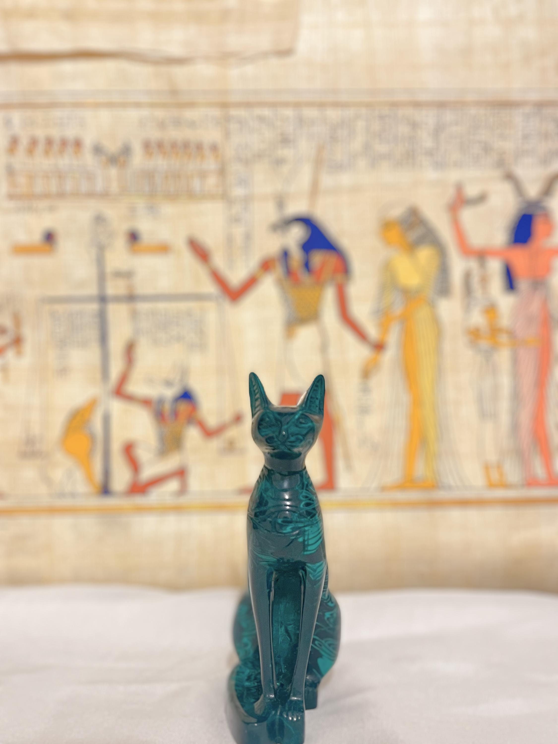 Ancient Egyptian Bastet Cat Goddess Statue - Homemade House Decoration ...