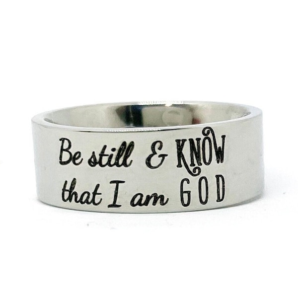 Bible Verse Ring - Etsy