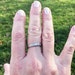 Phases of the Moon Stacking Ring, Hand Stamped Silver Stainless Steel ...
