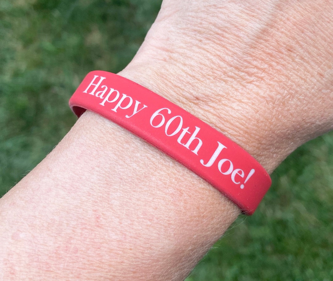 Personalized Silicone Bracelet, Custom Silicone Wristband, Custom ...