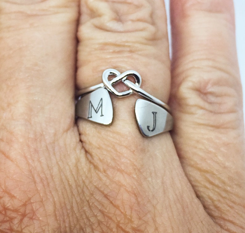 Stacking Spacer Ring Adjustable Stackable Ring Bling Heart | Etsy