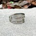 Just You Wait Ring, Alexander Hamilton Inspired Ring, Engraved Twist ...
