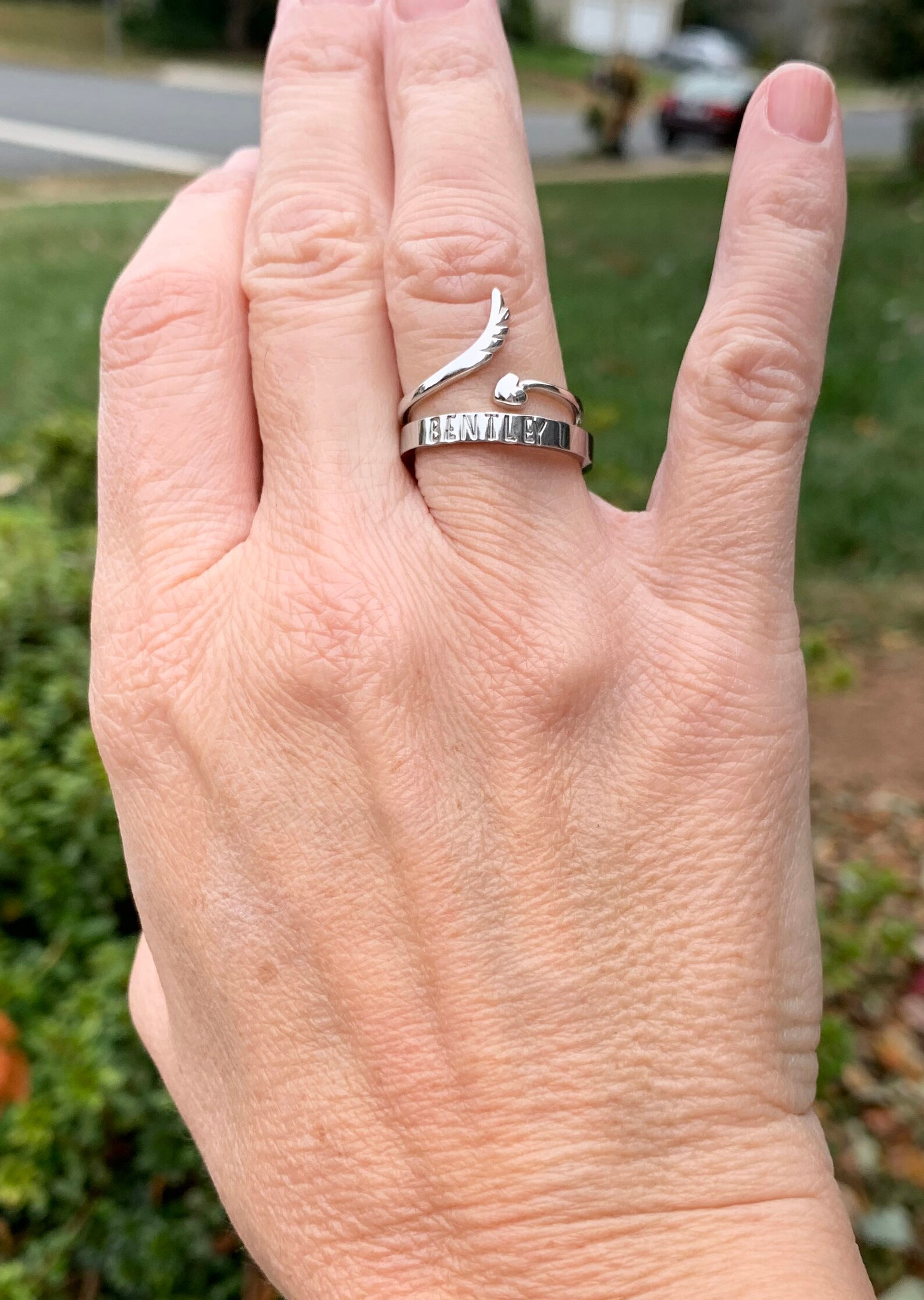 Stacking Spacer Ring Adjustable Stackable Ring Bling Heart | Etsy