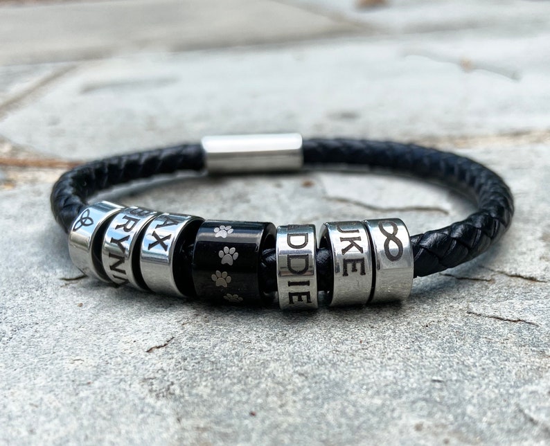 Personalized Engraved Beads With Name, Date, or Design, Add-on Engraved ...