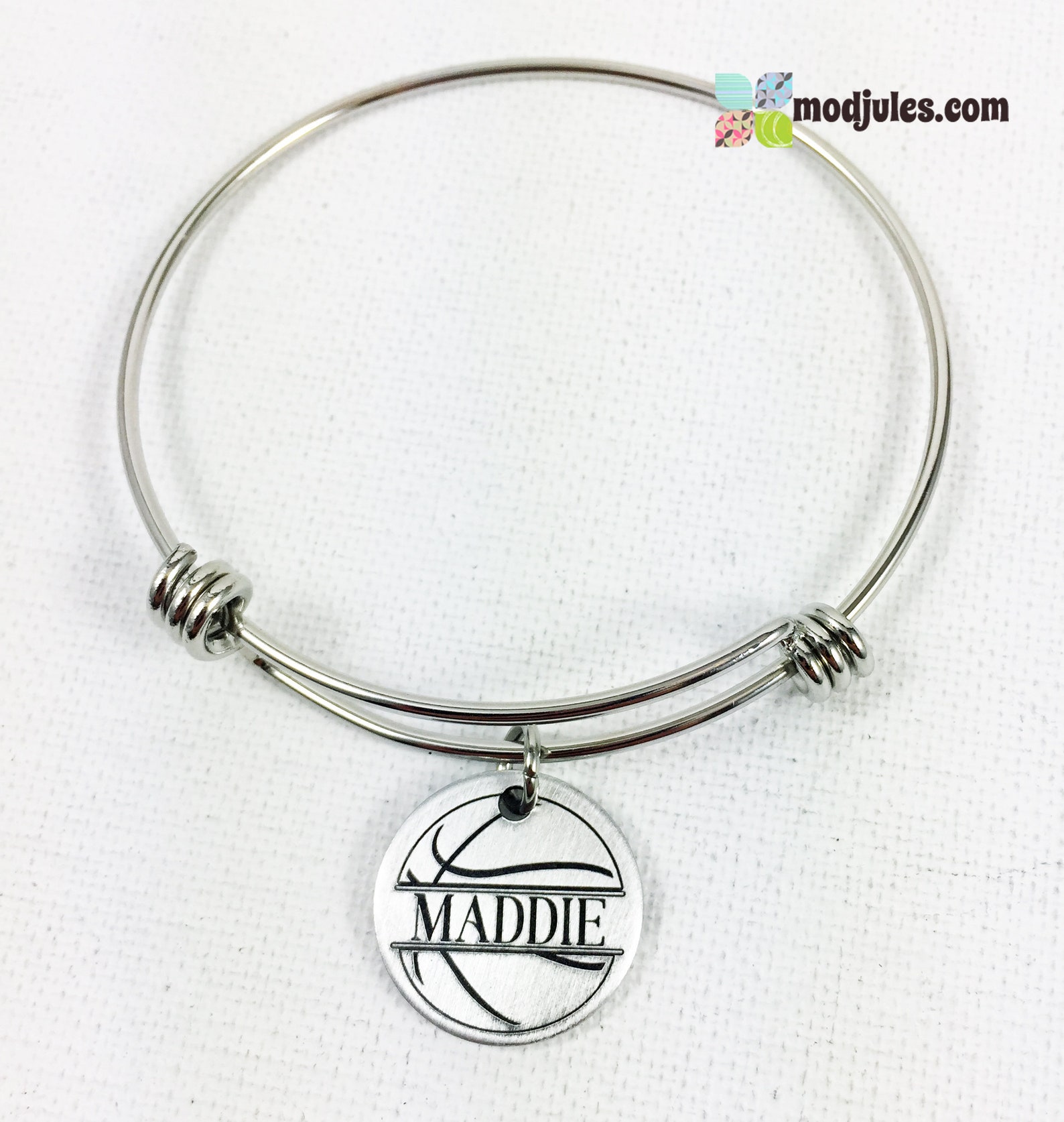 Personalized Basketball Bracelet, Personalized Basketball Bangle, Gift ...
